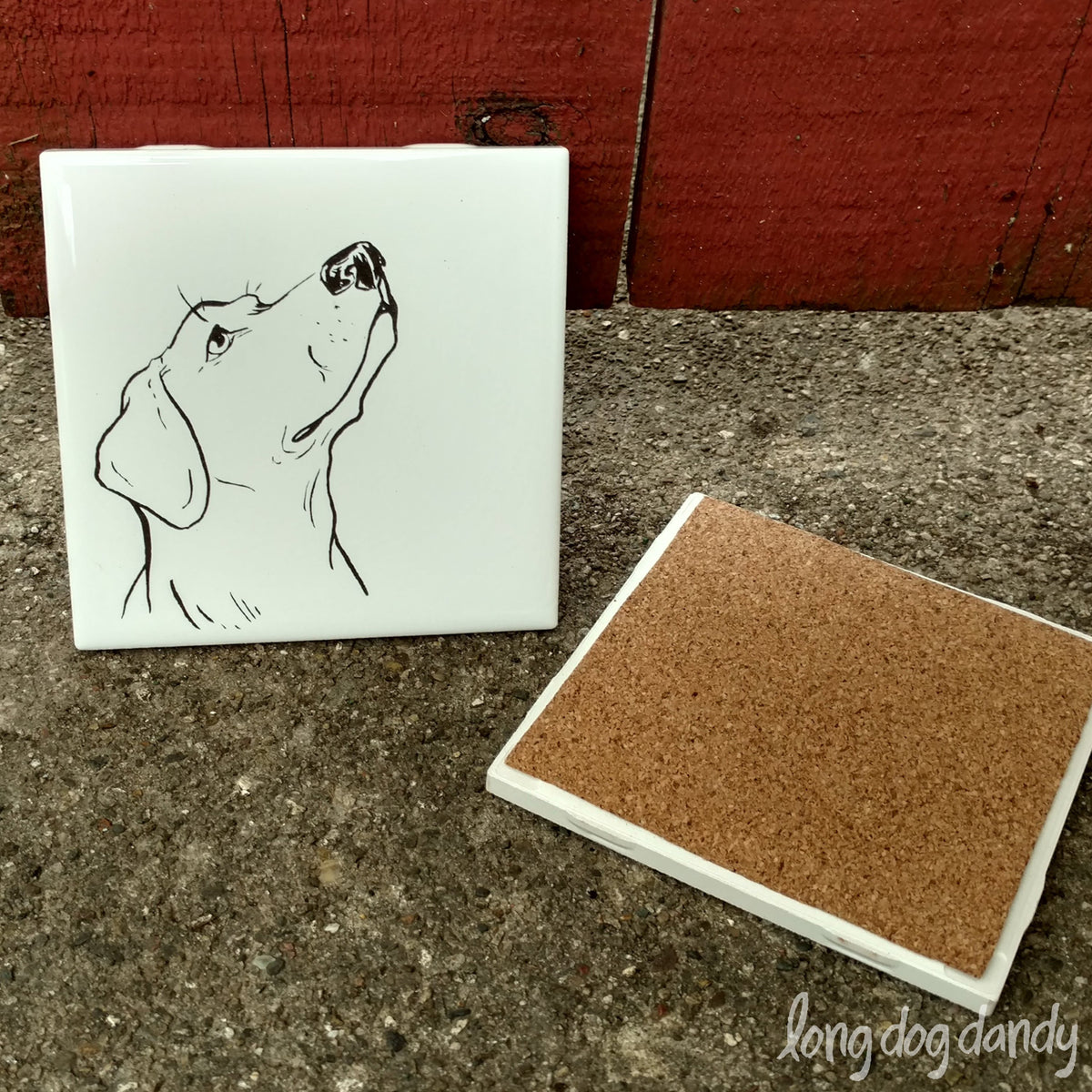 Labrador Coaster – Long Dog Dandy