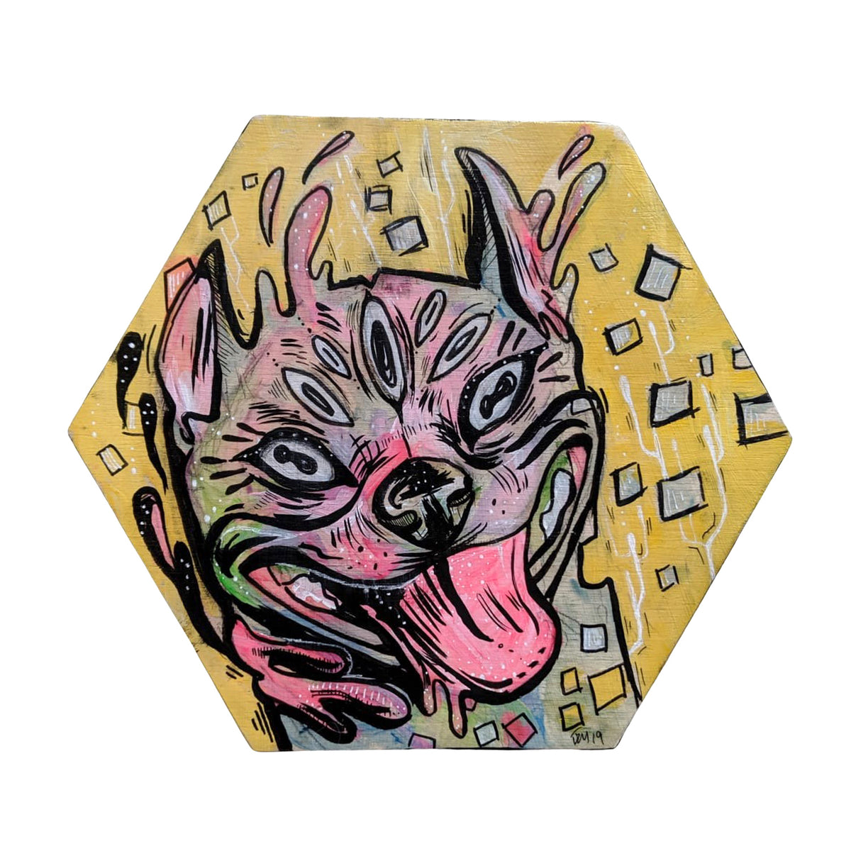 "Raze" Original Painting – Long Dog Dandy